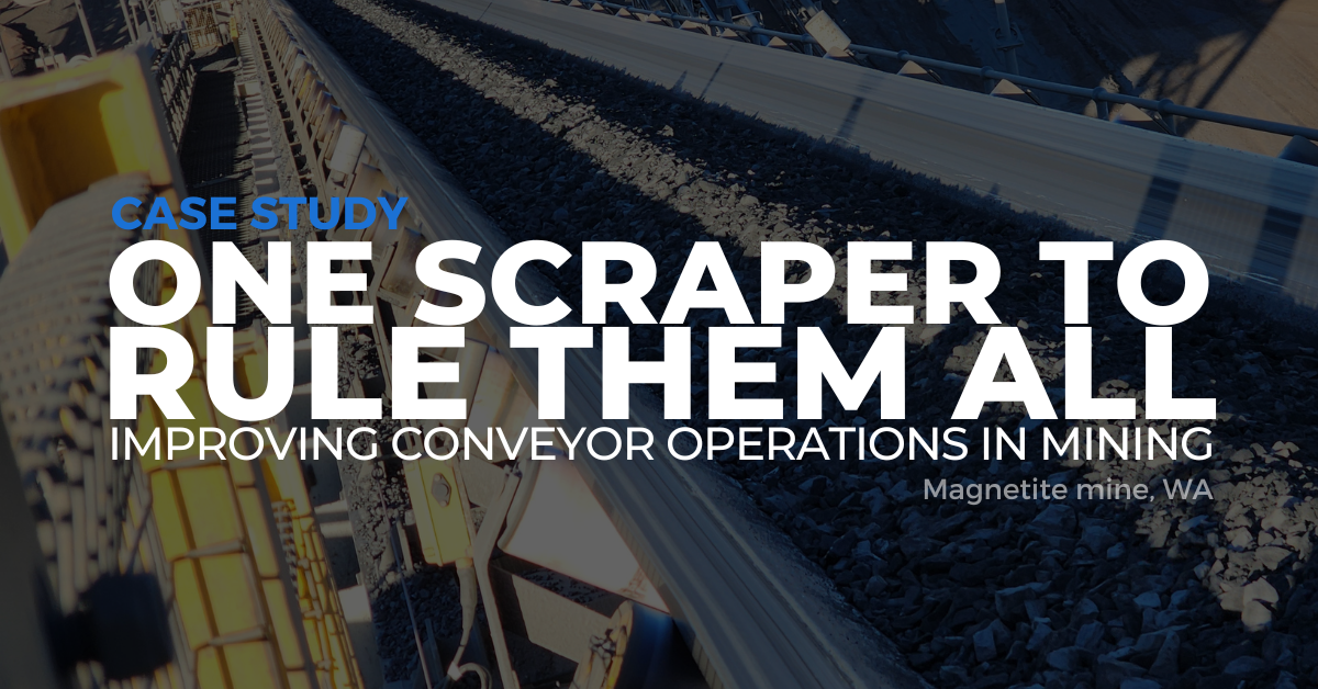 One Scraper to Rule them all, Improving Conveyor Operations in Mining - PROMET